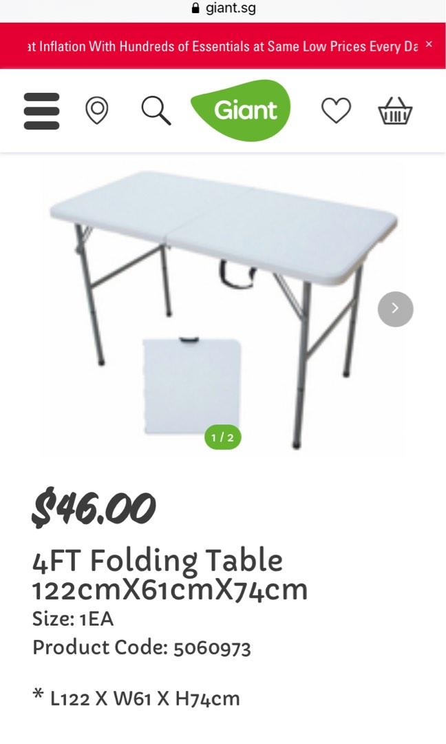 Giant Folding Table, Furniture & Home Living, Furniture, Tables & Sets ...