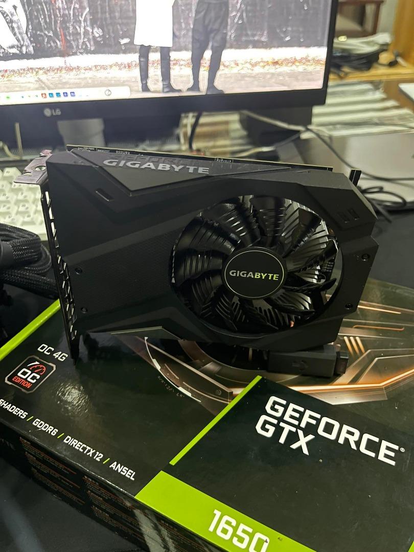 Gigabyte GTX 1650 OC (no 6-Pin/rev 1.0), Computers & Tech, Parts ...