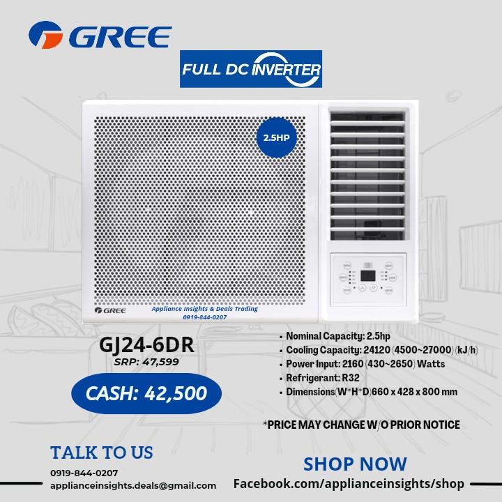 GREE Full DC Inverter Window type Aircon, TV & Home Appliances, Air ...