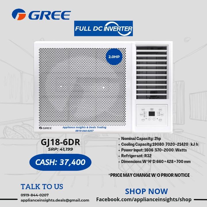 GREE Full DC Inverter Window type Aircon, TV & Home Appliances, Air ...