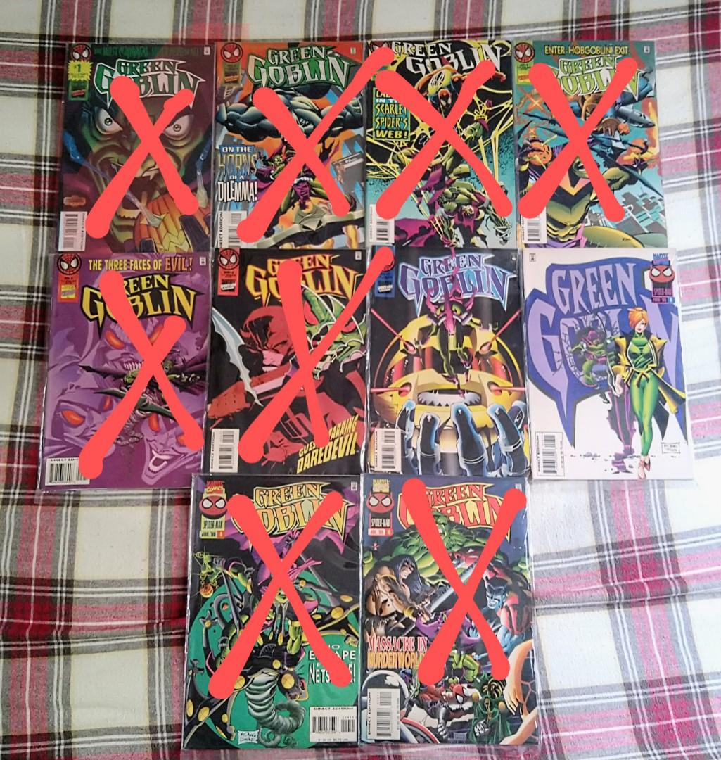 GREEN GOBLIN COMICS, Hobbies & Toys, Books & Magazines, Comics & Manga ...