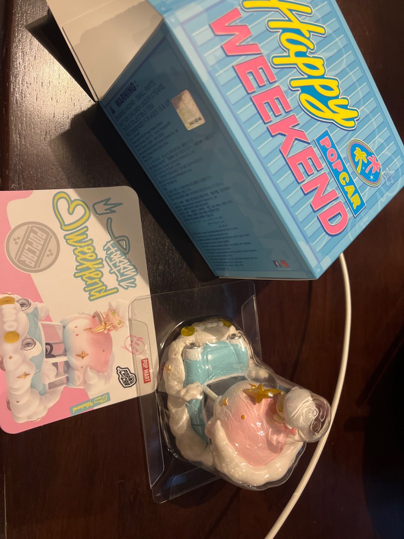 Happy weekend popcar Dimoo, Hobbies & Toys, Toys & Games on Carousell