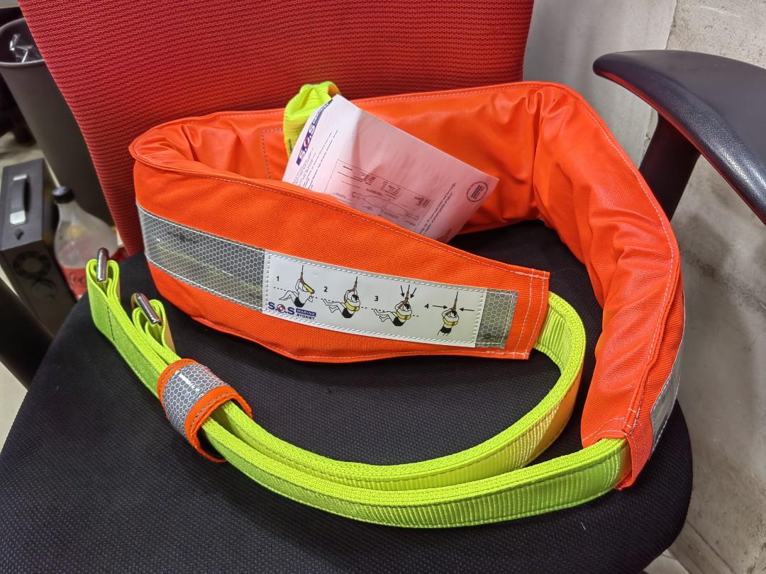 Helicopter Lifting Strap/ Overboard Rescue Sling, Sports Equipment ...