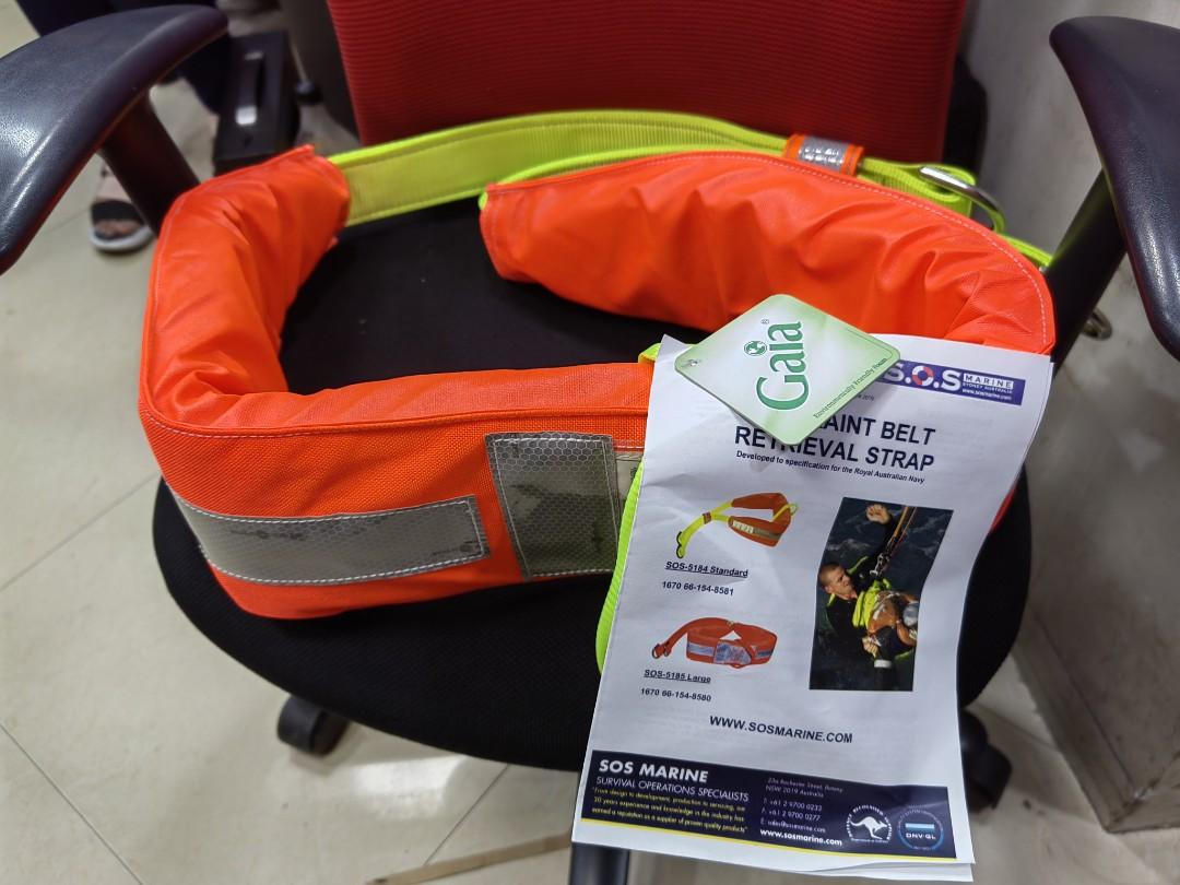 Helicopter Lifting Strap/ Overboard Rescue Sling, Sports Equipment ...