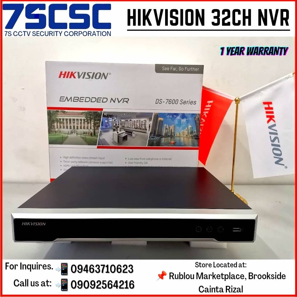 Hikvision 32CH Network Video Recorder, Furniture & Home Living ...