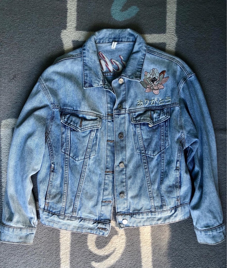 HQ OVERSIZED DENIM JACKET, Women's Fashion, Coats, Jackets and ...