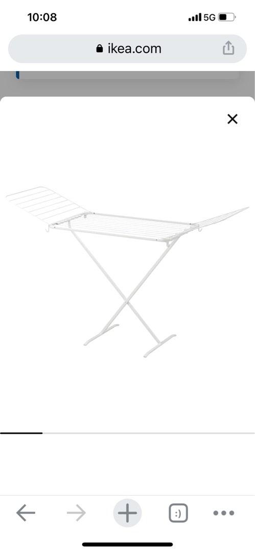 IKEA Clothes Drying Rack, Furniture & Home Living, Outdoor Furniture on ...