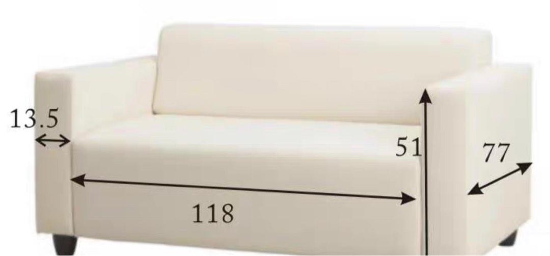 IKEA Klobo two seater sofa cover, Furniture & Home Living, Furniture ...