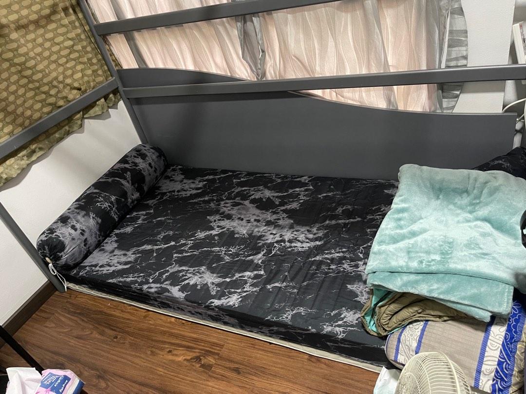 Ikea Loft type bed with mattress, Furniture & Home Living, Furniture ...