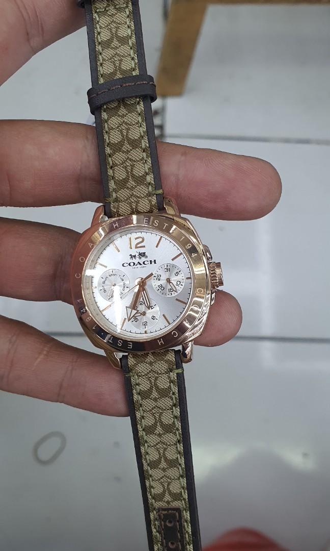 JAM TANGAN COACH FULLSET, Fesyen Wanita, Jam Tangan di Carousell