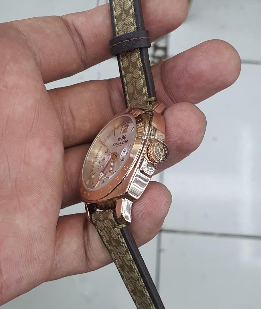 JAM TANGAN COACH FULLSET, Fesyen Wanita, Jam Tangan di Carousell