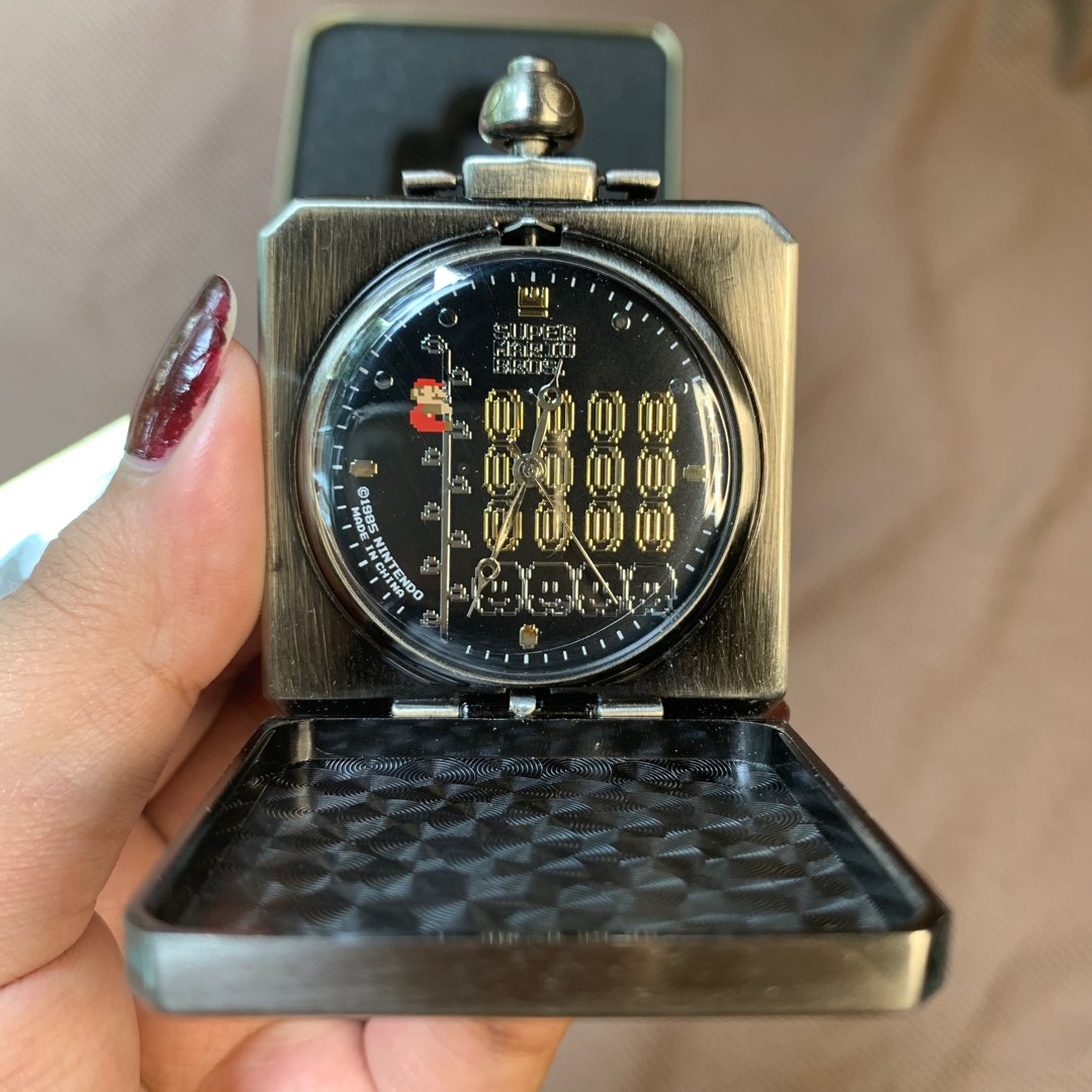 Japan Nintendo Super Mario pocket watch, Men's Fashion, Watches ...