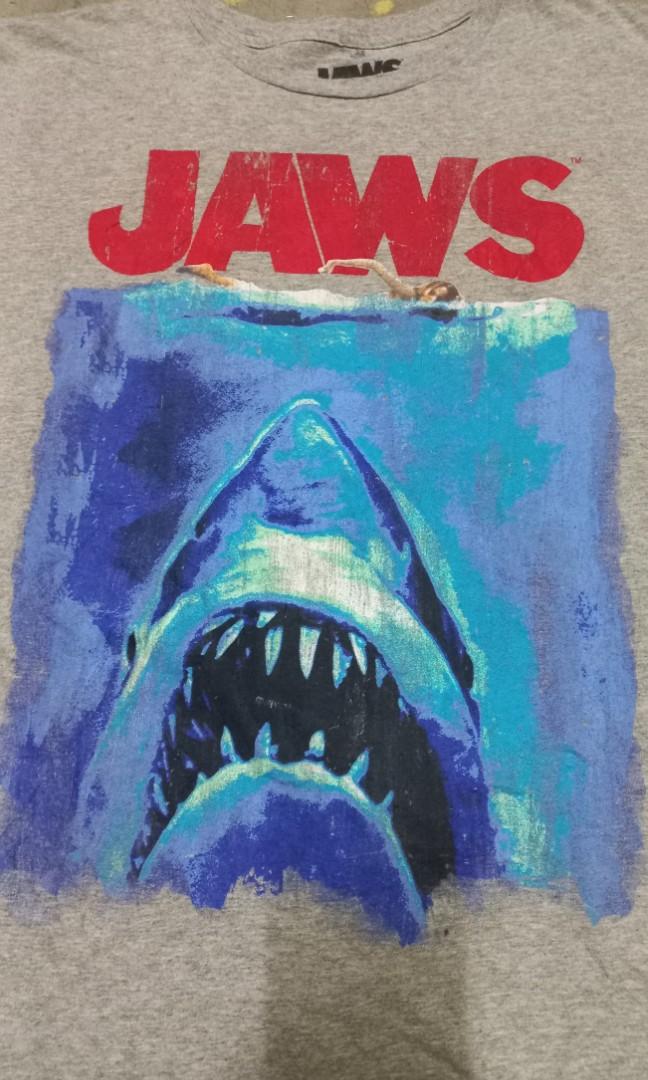 Jaws, Men's Fashion, Tops & Sets, Tshirts & Polo Shirts on Carousell