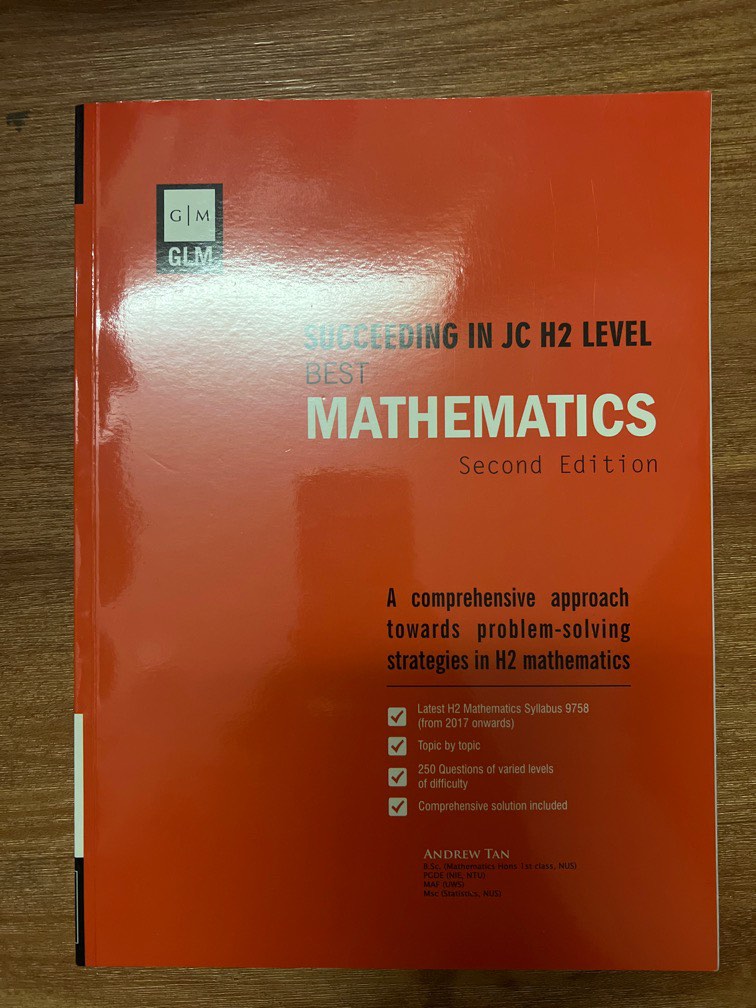 JC H2 MATH A LEVEL, Hobbies & Toys, Books & Magazines, Assessment Books ...