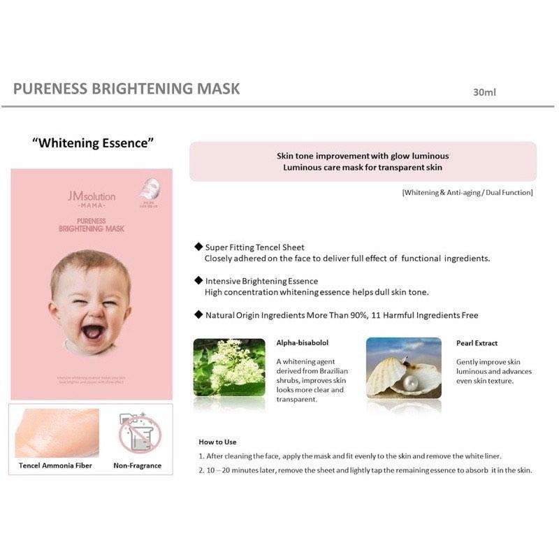 JM Solution MAMA Series Mask (10 Sheets) - Specially Formulated for ...