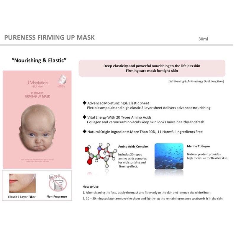 JM Solution MAMA Series Mask (10 Sheets) - Specially Formulated for ...