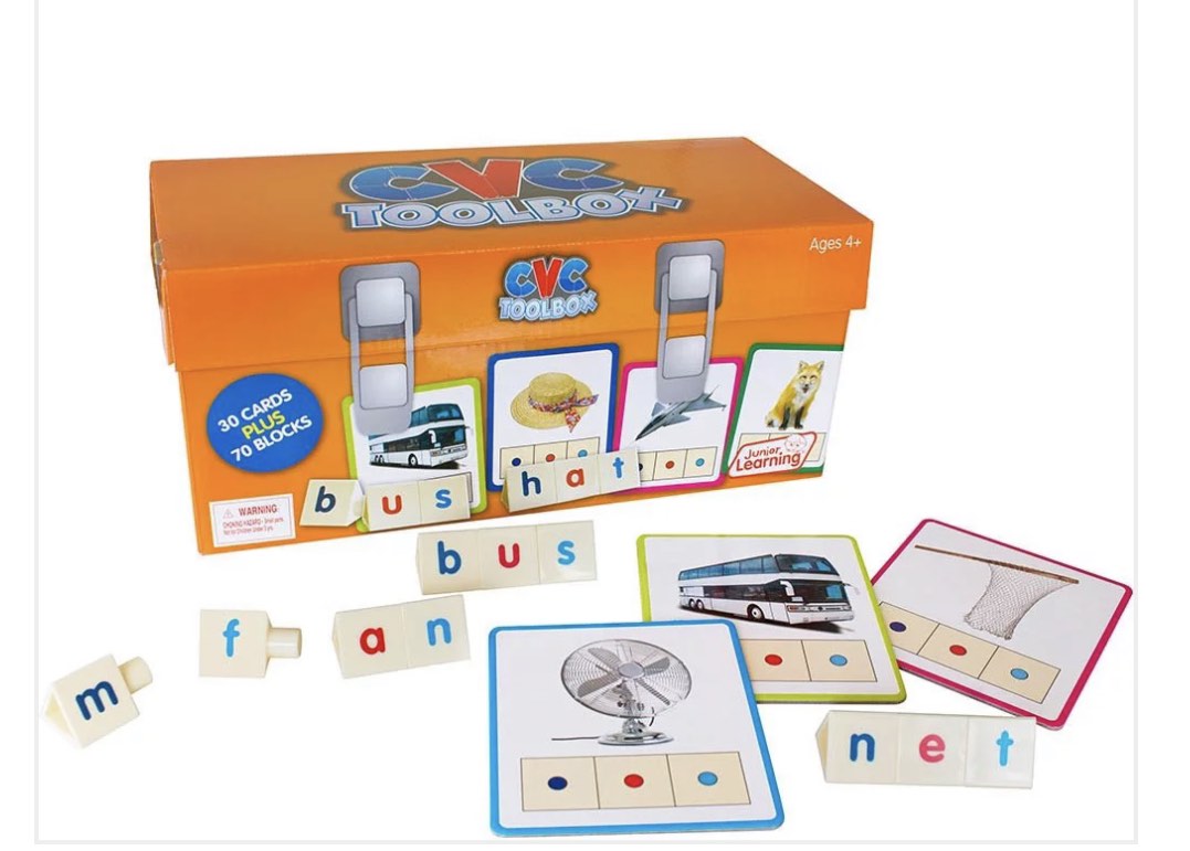 Junior Learning CVC Toolbox, Babies & Kids, Infant Playtime on Carousell