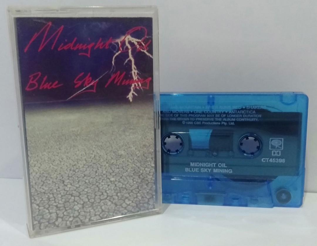 Kaset MIDNIGHT OIL - BLUE SKY MINING, Hobbies & Toys, Music & Media, CDs & DVDs on Carousell