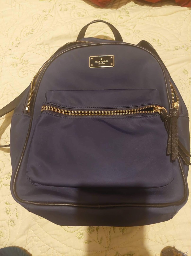 Kate Spade Nylon Navy Blue, Women's Fashion, Bags & Wallets, Backpacks ...