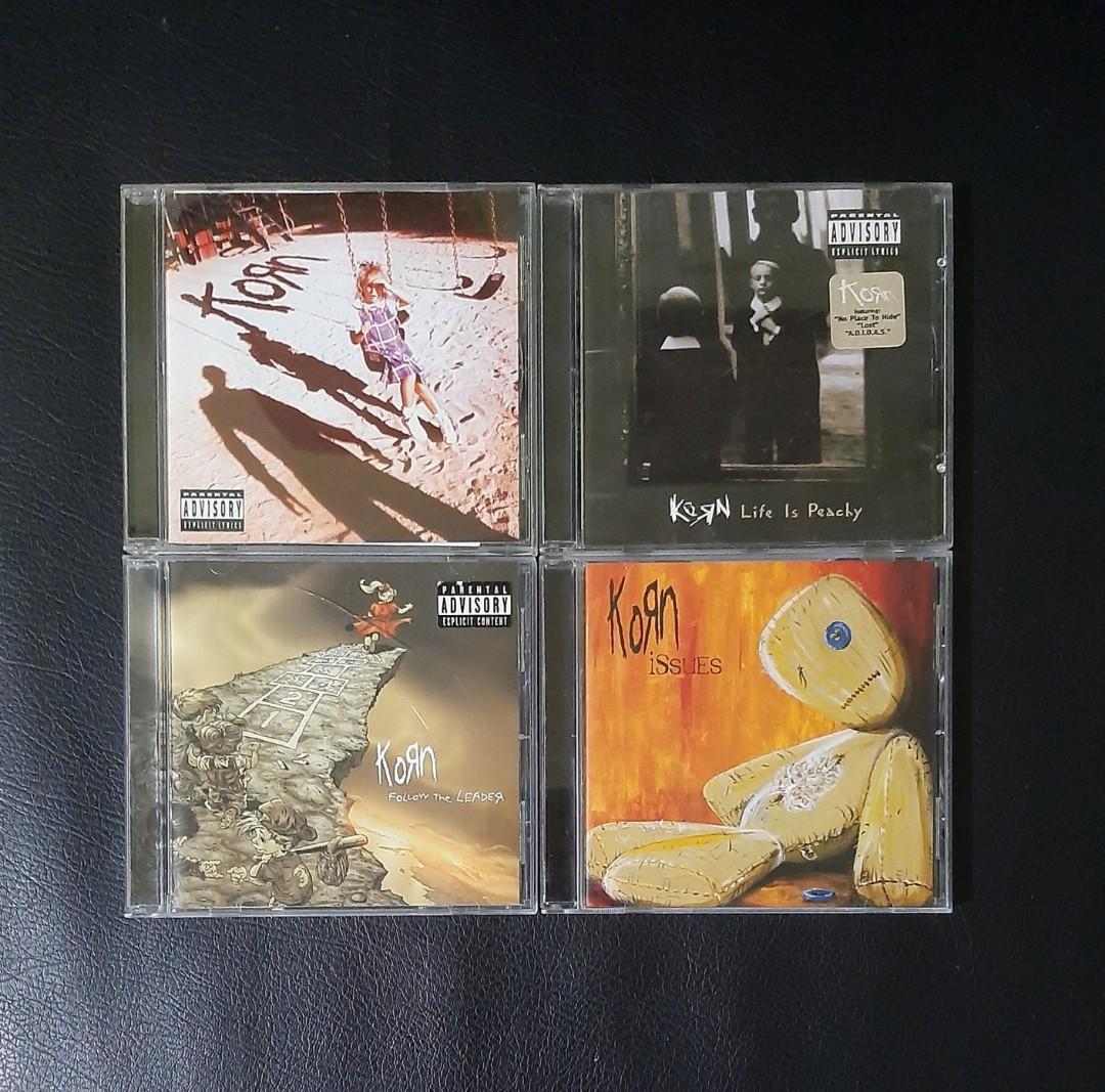 Korn CD set, Hobbies & Toys, Music & Media, CDs & DVDs on Carousell