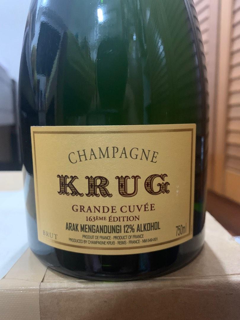 Krug Grande Cuvee 163 eme Edition Brut, Food & Drinks, Alcoholic ...