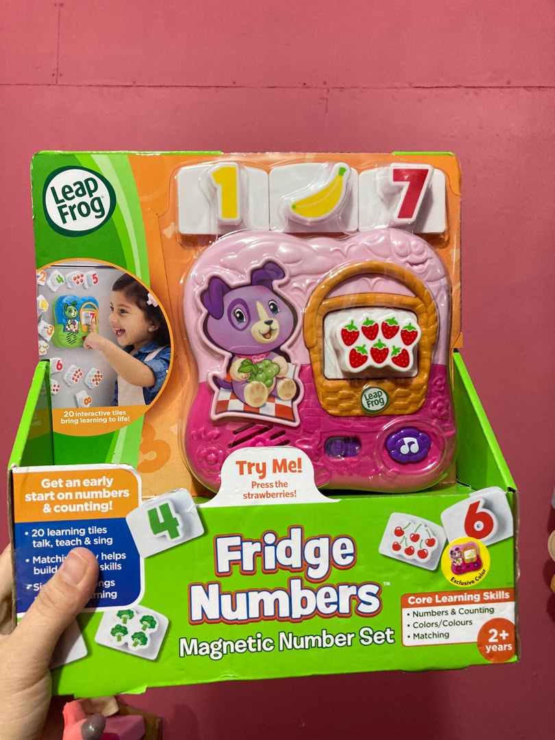 Leafrog fridge numbers magnetic number set, Hobbies & Toys, Toys ...