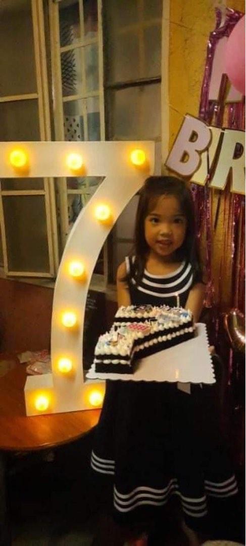 LED Light Number 7 Standee, Babies & Kids, Infant Playtime on Carousell