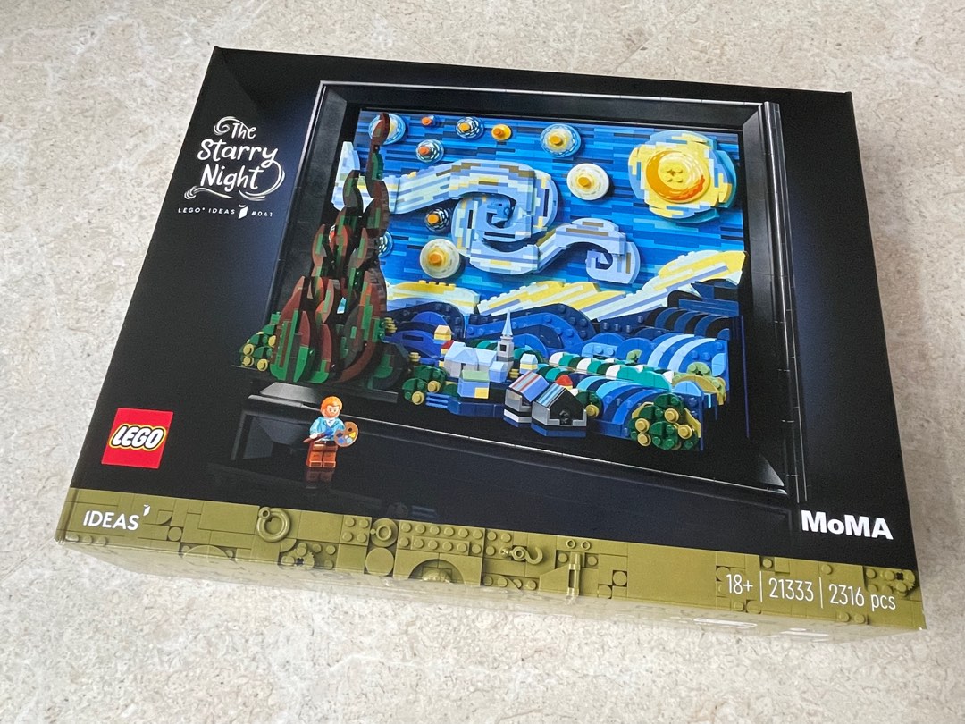 Lego Ideas 21333 Van Gogh’s The Starry Night, Hobbies & Toys, Toys ...