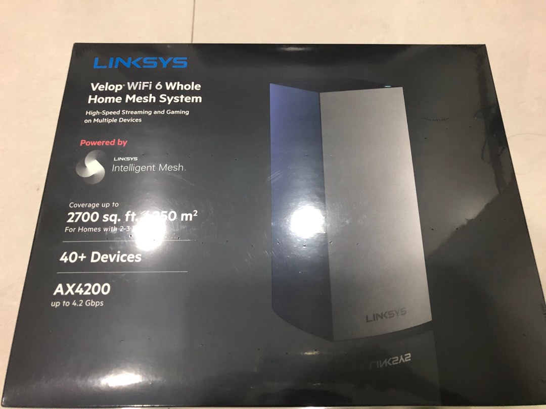 Linksys Velop WiFi 6 Whole Home Mesh System AX4200, Computers & Tech, Parts & Accessories ...