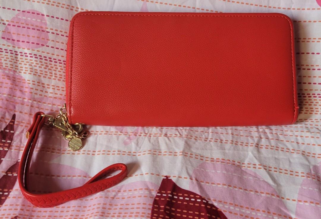 Riviera red long wallet, Women's Fashion, Bags & Wallets, Wallets ...