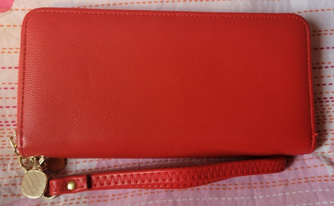 Riviera red long wallet, Women's Fashion, Bags & Wallets, Wallets ...