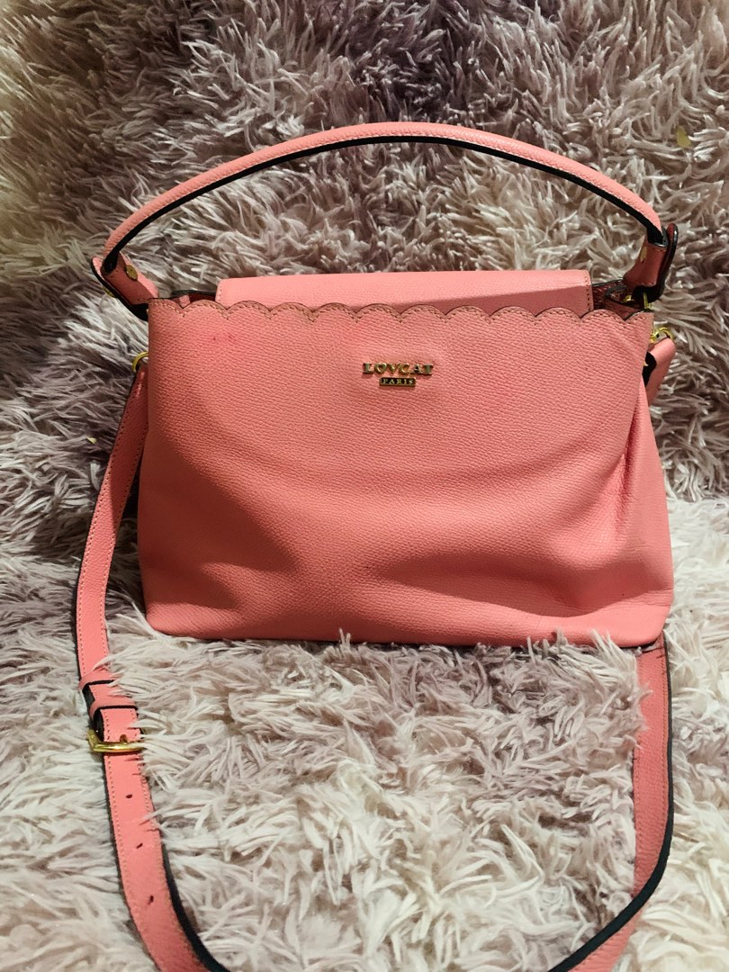 Lovcat Pink Two Way Bucket Bag, Women's Fashion, Bags & Wallets ...