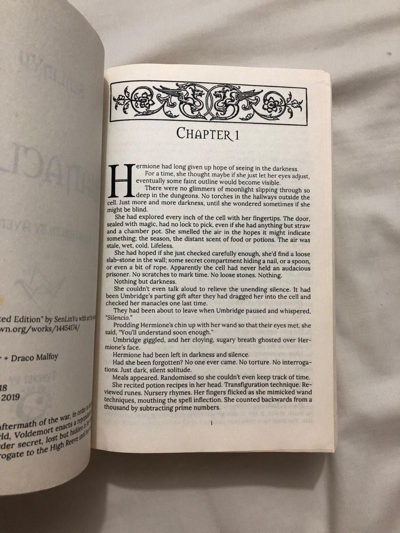 Manacled Dramione Bookbind Copy by SenLinYu, Hobbies & Toys, Books ...