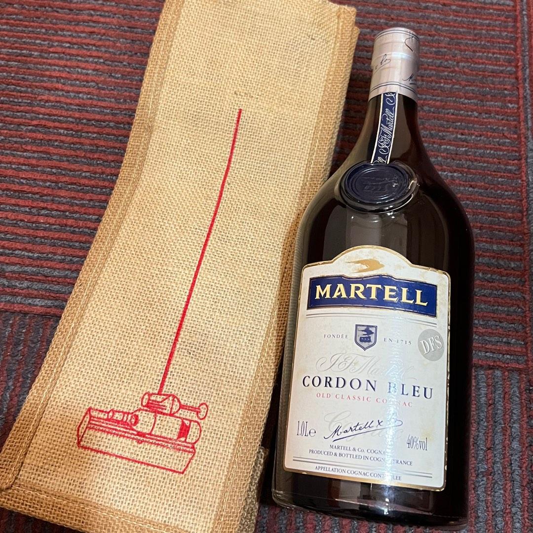 Martell Cordon Bleu Old Classic Cognac 1 L, Food & Drinks, Alcoholic ...