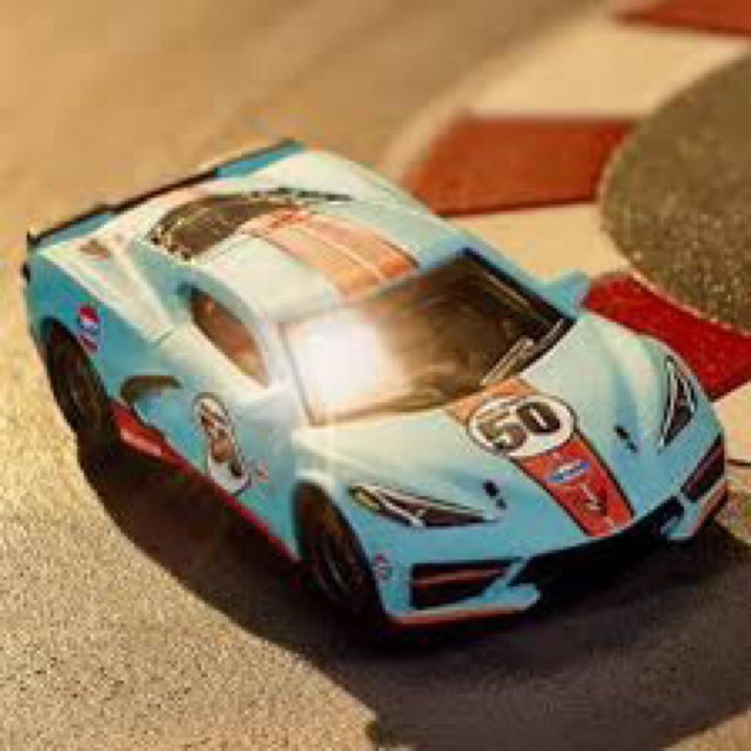Matchbox 2020 Corvette C8 GULF RLC Exclusive , Hobbies & Toys, Toys & Games on Carousell