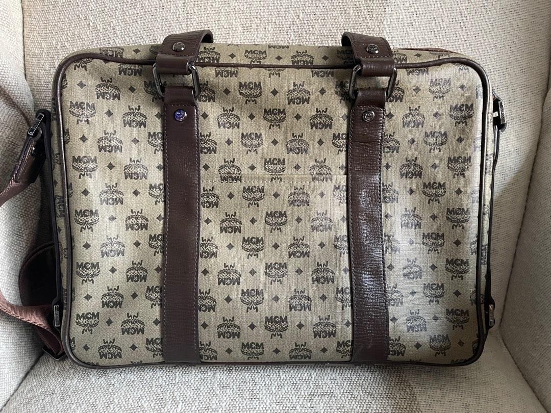 MCM Laptop Bag (Authentic), Luxury, Bags & Wallets on Carousell