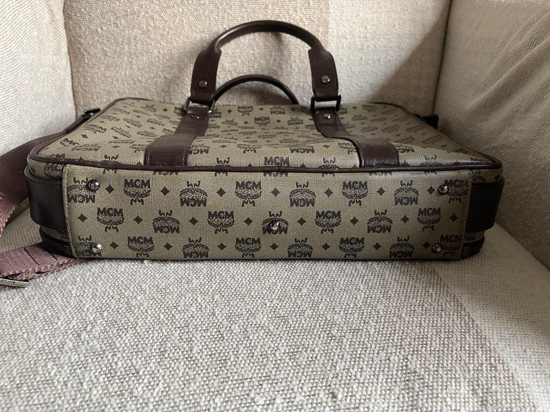 MCM Laptop Bag (Authentic), Luxury, Bags & Wallets on Carousell