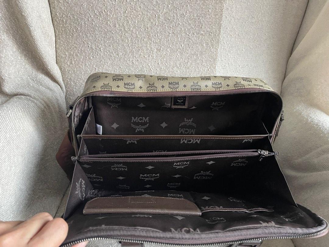 MCM Laptop Bag (Authentic), Luxury, Bags & Wallets on Carousell