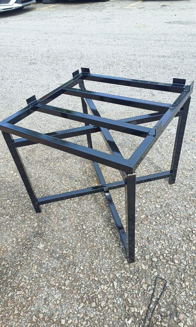 Meja Dapur 17L Steel Hitam Besi Tebal Ayam Gunting, TV & Home ...