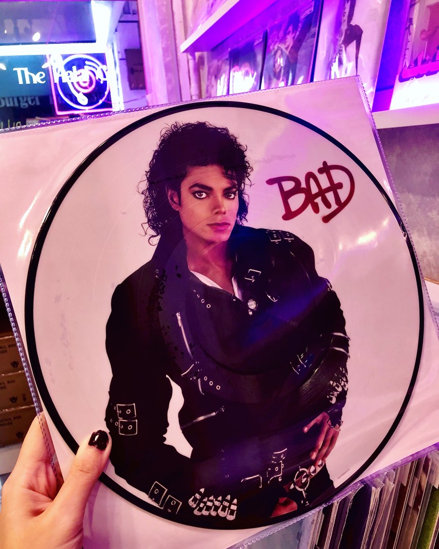 Michael Jackson - Bad (Picture disc vinyl), Hobbies & Toys, Music ...