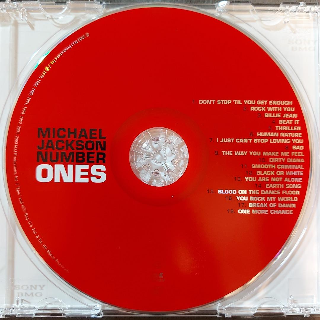 MiCHAEL jACKSON - NUMBER ONES 精選 CD (03年 舊版) BiLLie jean, BAD, ThriLLer ...