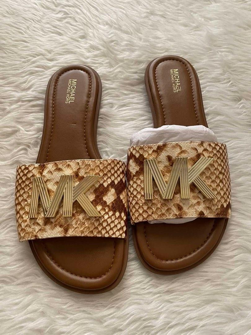 Michael Kors Slides, Women's Fashion, Footwear, Flats & Sandals on ...
