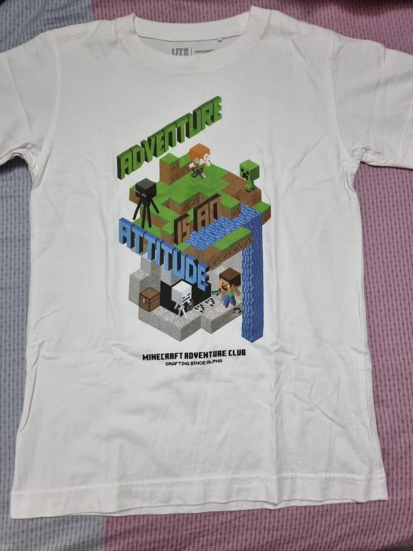 Minecraft UNIQLO T-shirt/shirt/clothes, Men's Fashion, Tops & Sets ...