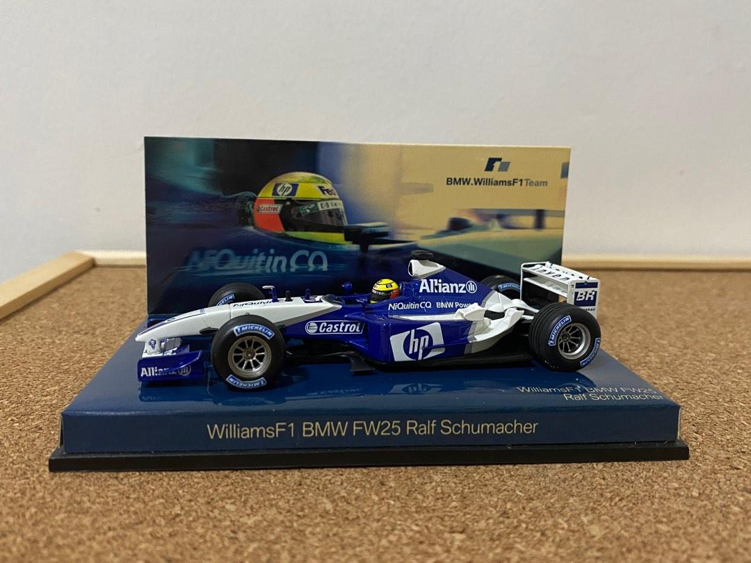 Minichamps Williams F1 BMW FW25 2003 1:43 #4 Ralf Schumacher (GER) BMW Box, Hobbies & Toys, Toys ...