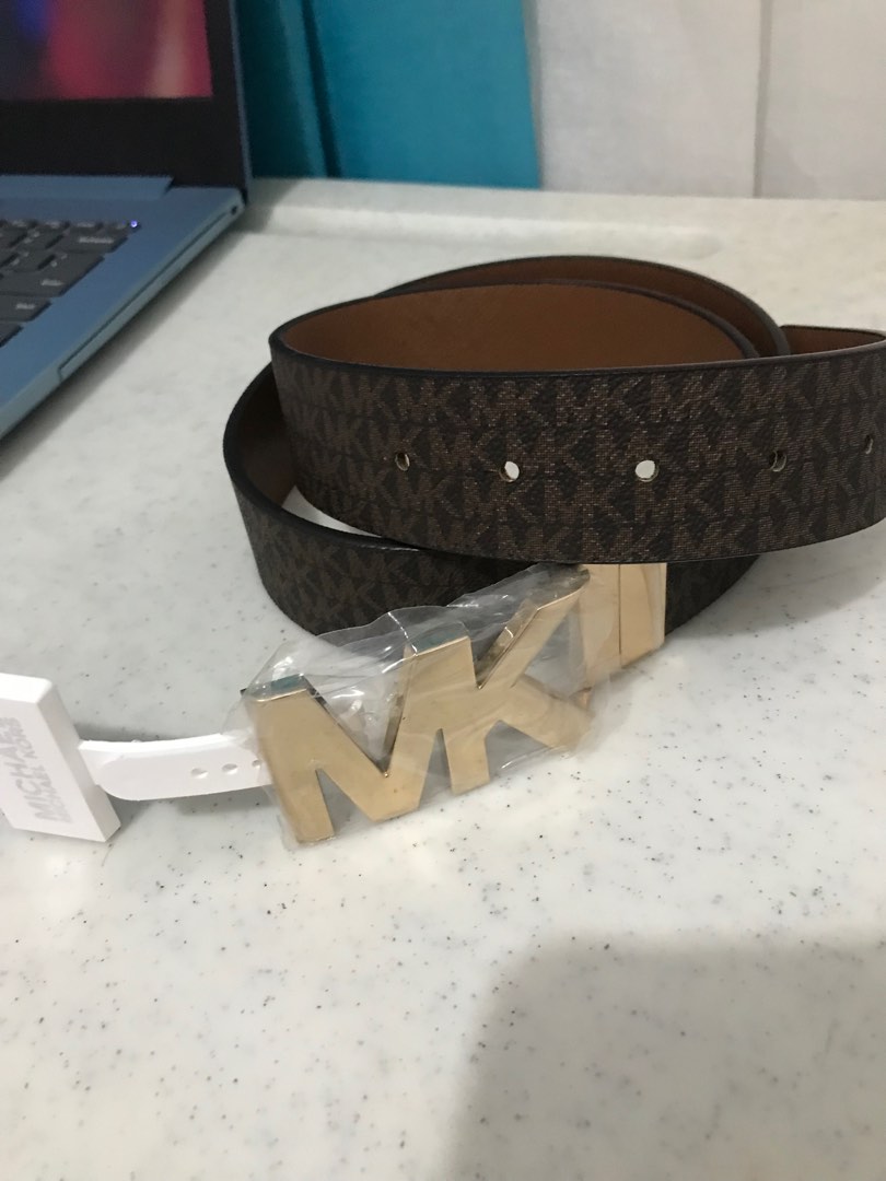 MK Reversible Belt, Women's Fashion, Watches & Accessories, Belts on ...