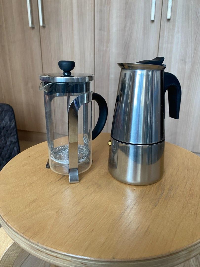 Moka Pot (induction capable) and French press, TV & Home Appliances ...
