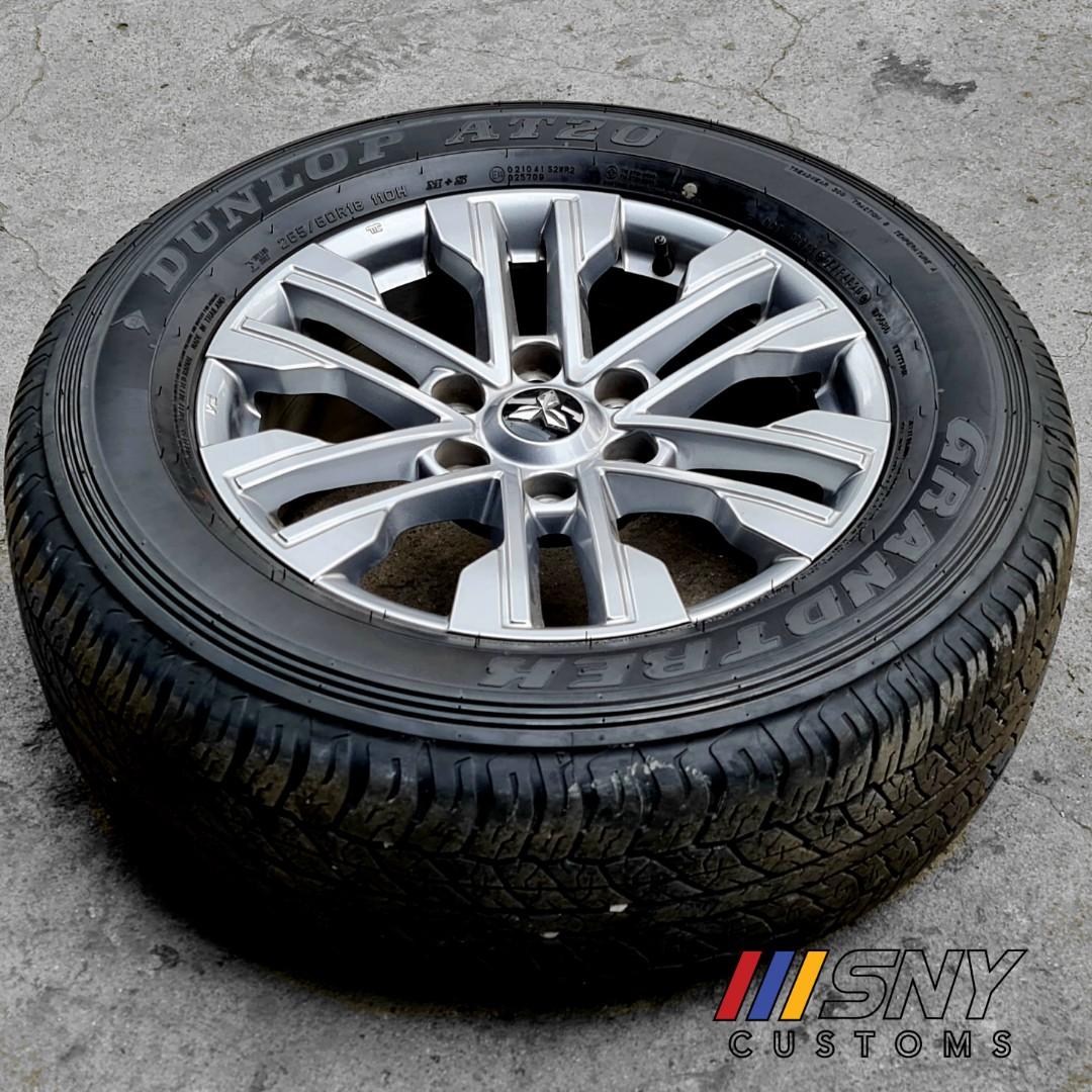 Montero Triton Pajero strada 18 inch 18'' Mags rims Wheels with dunlop ...