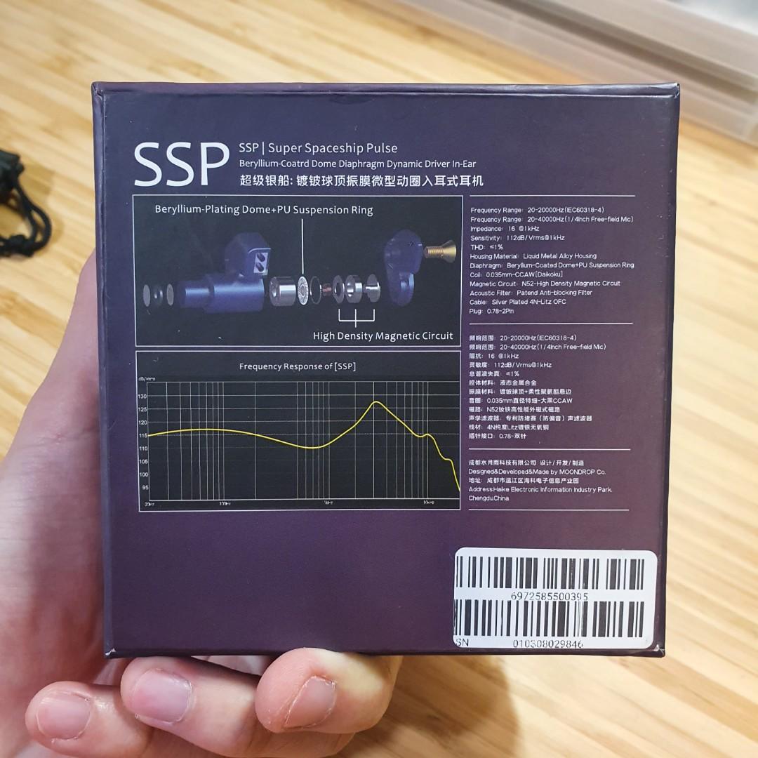 MoonDrop SSP In-Ear Monitors, Audio, Earphones on Carousell