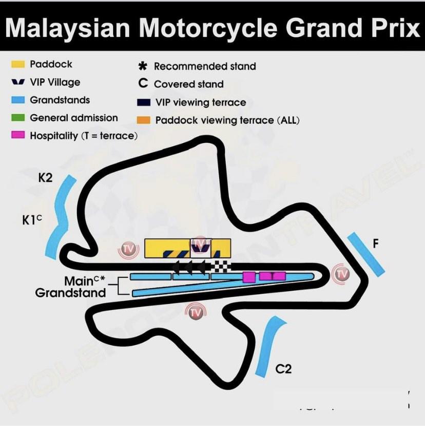 Moto GP 2022 Main Grandstand Ticket, Motorbikes on Carousell