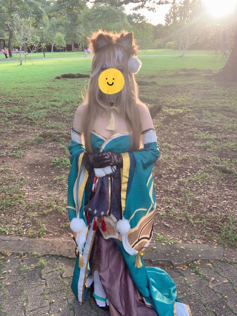 Ms Hina Genshin Impact Cosplay Set, Hobbies & Toys, Memorabilia ...